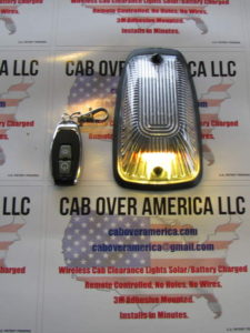 Solar+Battery Wireless LED Cab Running Lights - Cab Over America